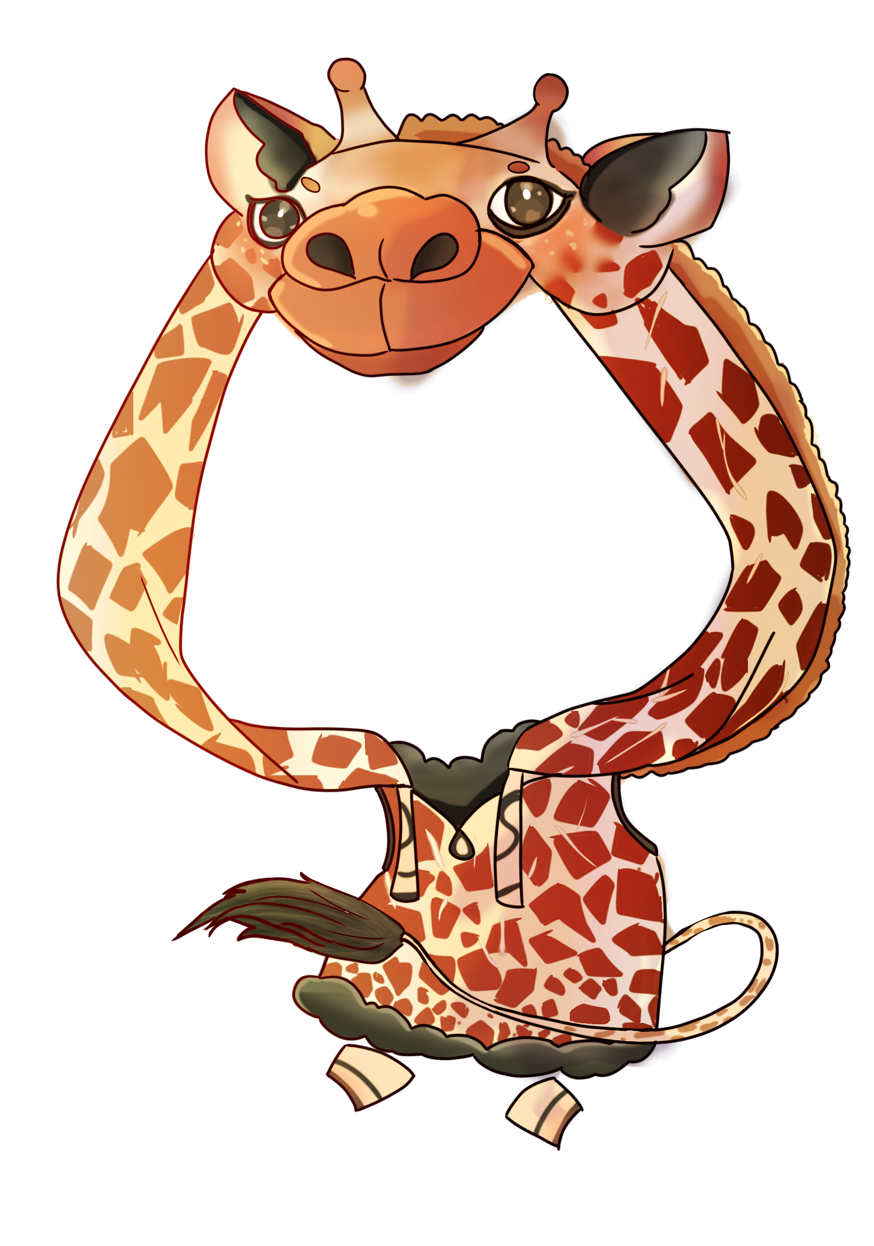 Hudybé🦒 giraffe🧡 - ibisPaint