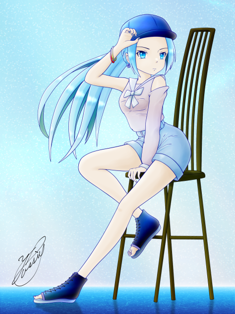 Girl's Rest - ibisPaint