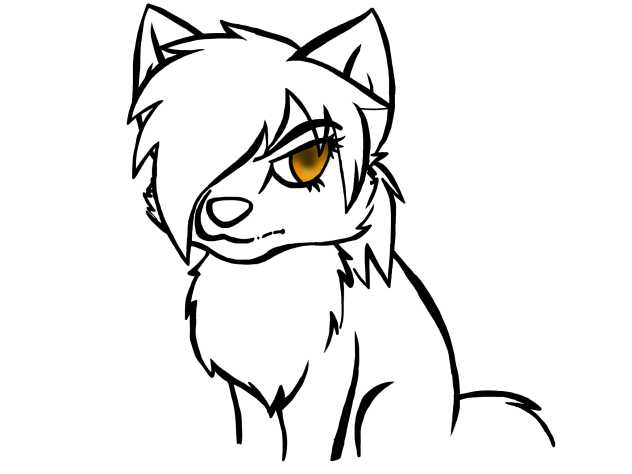 chibi emo wolf - ibisPaint