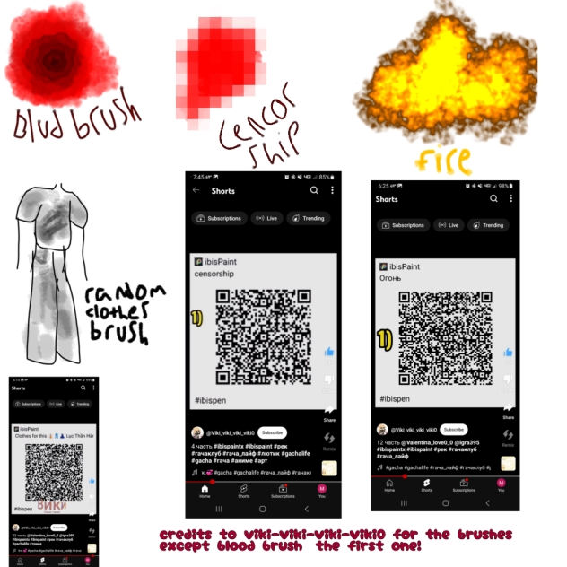 custom brushes i use! - ibisPaint