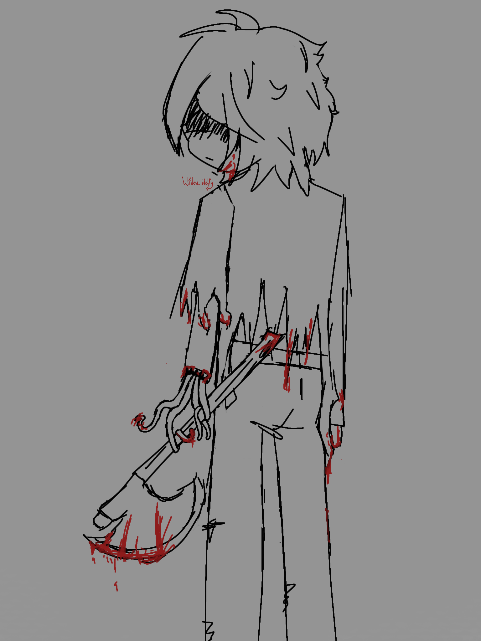 Horror Thunder - ibisPaint