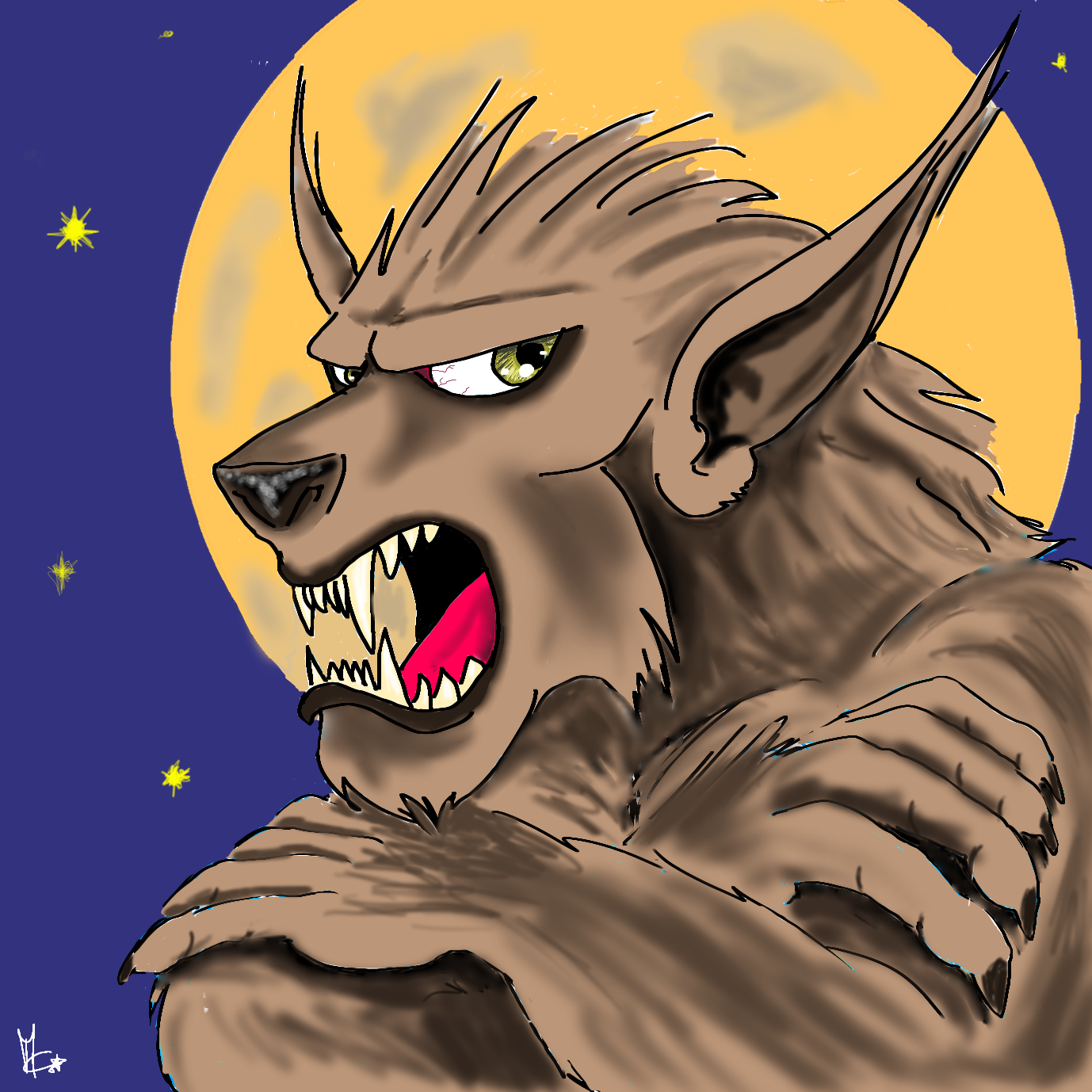 pleine lune - ibisPaint