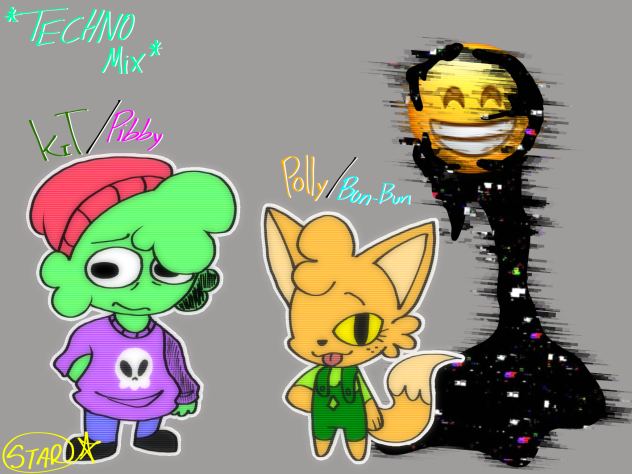 Techno mix Pibby & Bun-Bun - ibisPaint
