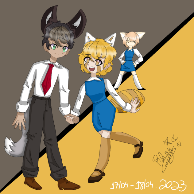 Retsuko X Haida - ibisPaint