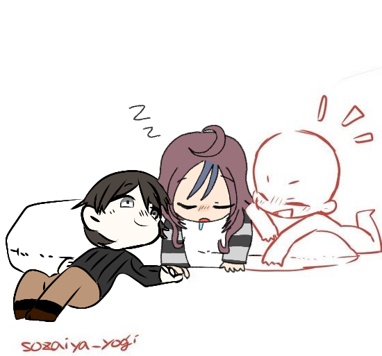 sleeping collab - ibisPaint