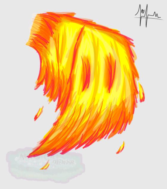 Fire wing 1 - ibisPaint