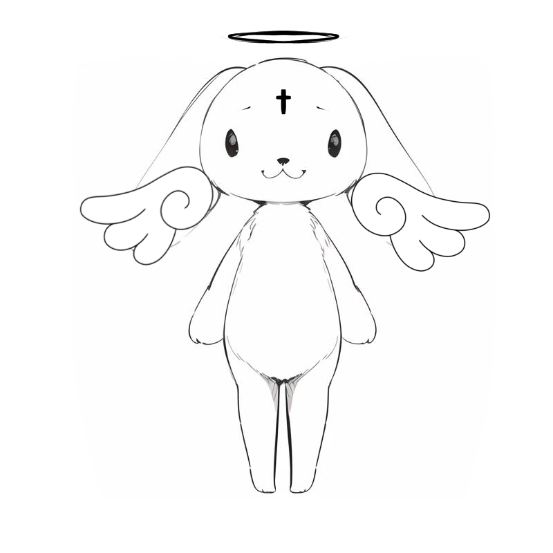 Seraphim (stuffed animal) - ibisPaint