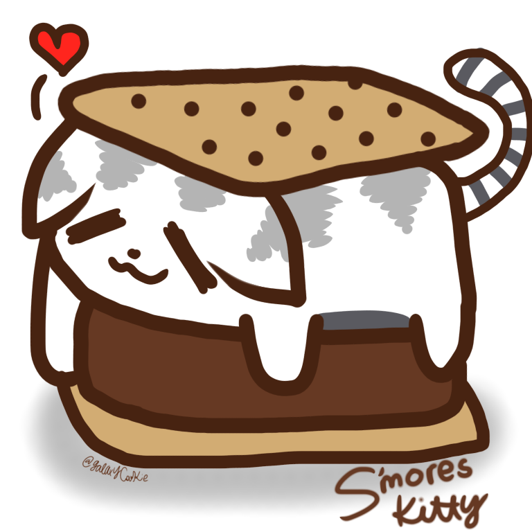 smores kitty - ibisPaint