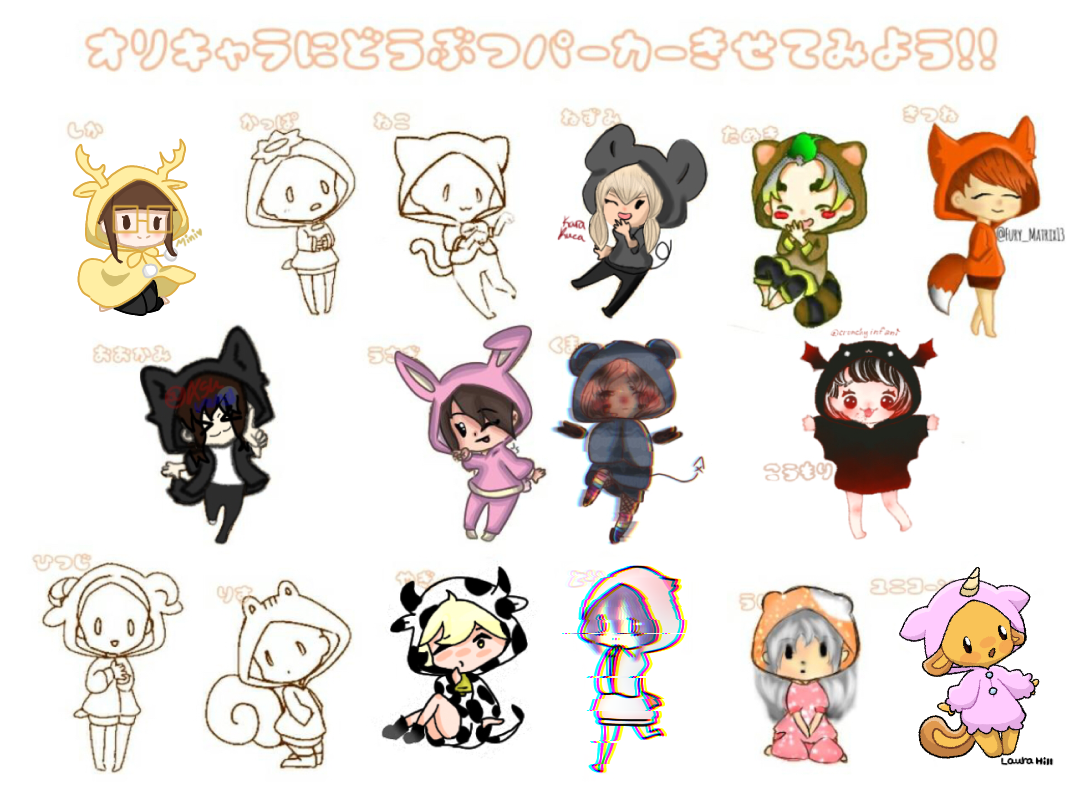 Animal collab!! - ibisPaint