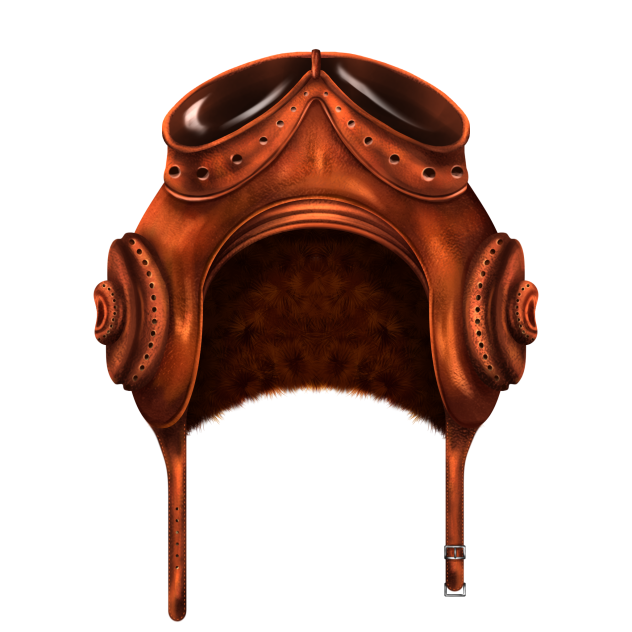 Leather Aviator Helmet - ibisPaint