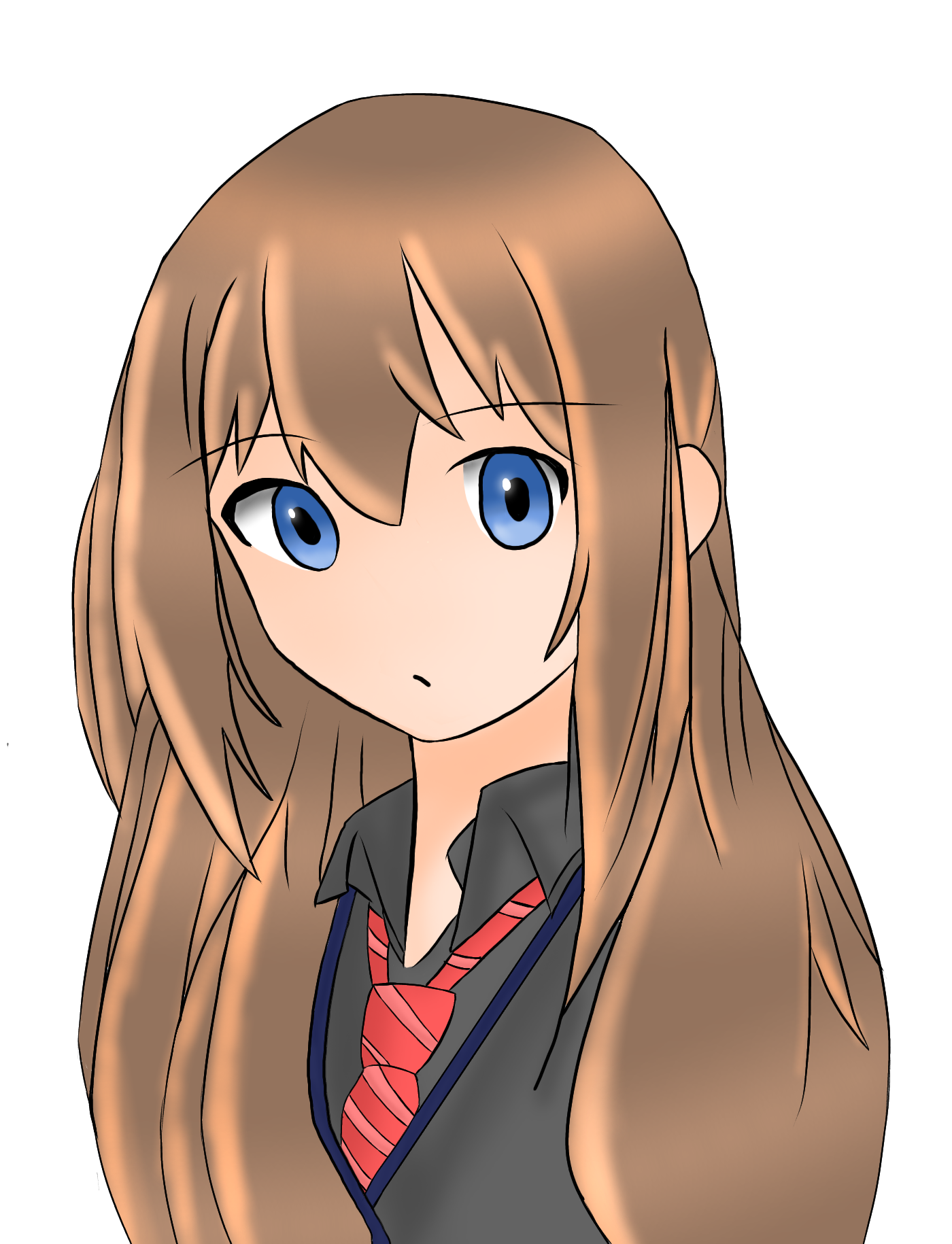 Brown hair girl - ibisPaint