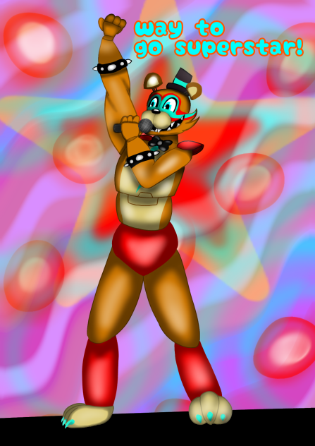 glamrock freddy - ibisPaint