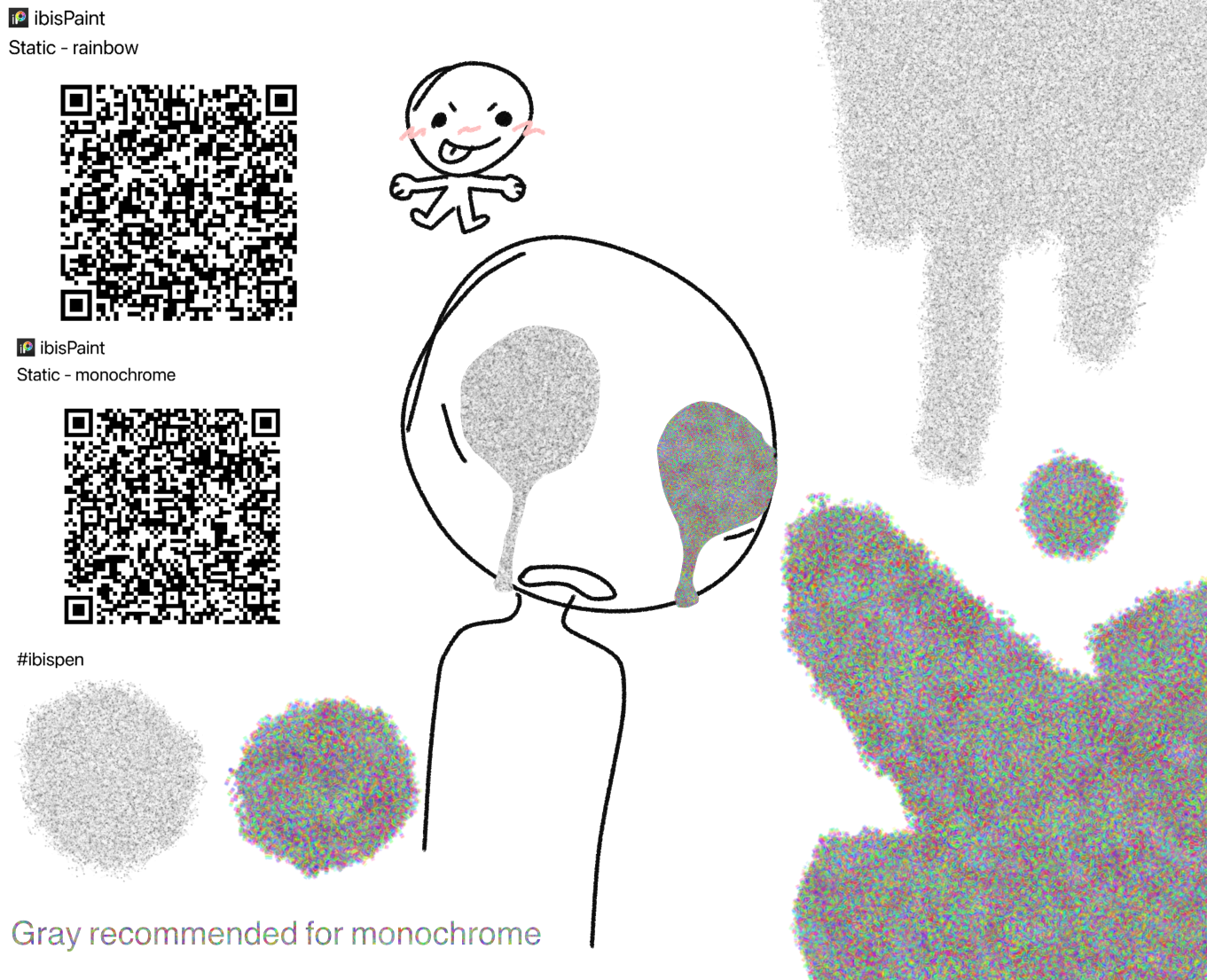 Static brush 📺 - ibisPaint