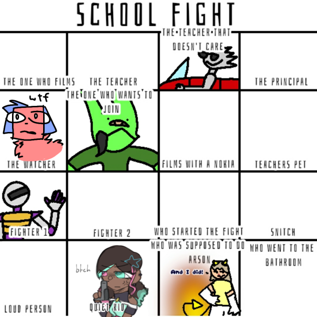 school fight collab - ibisPaint