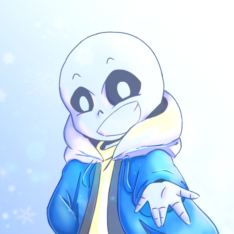 Sans in Snowdin - ibisPaint