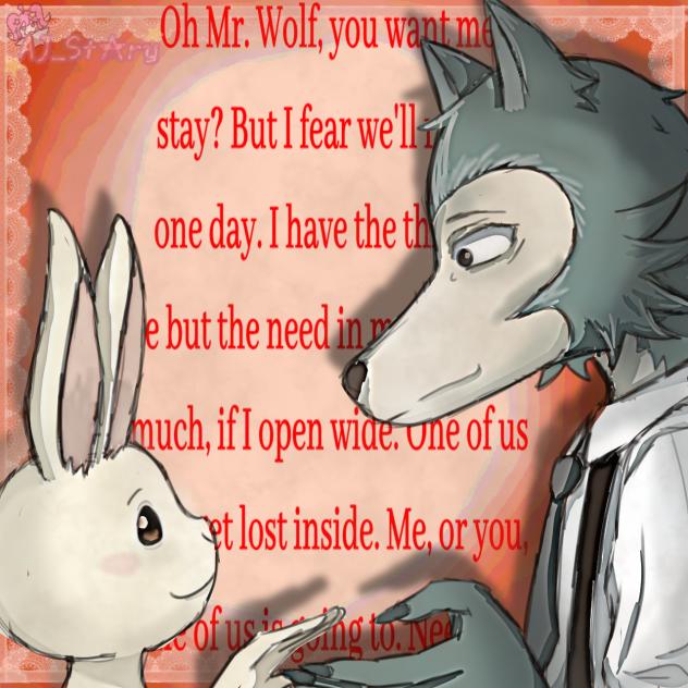 me and Mr wolf - ibisPaint