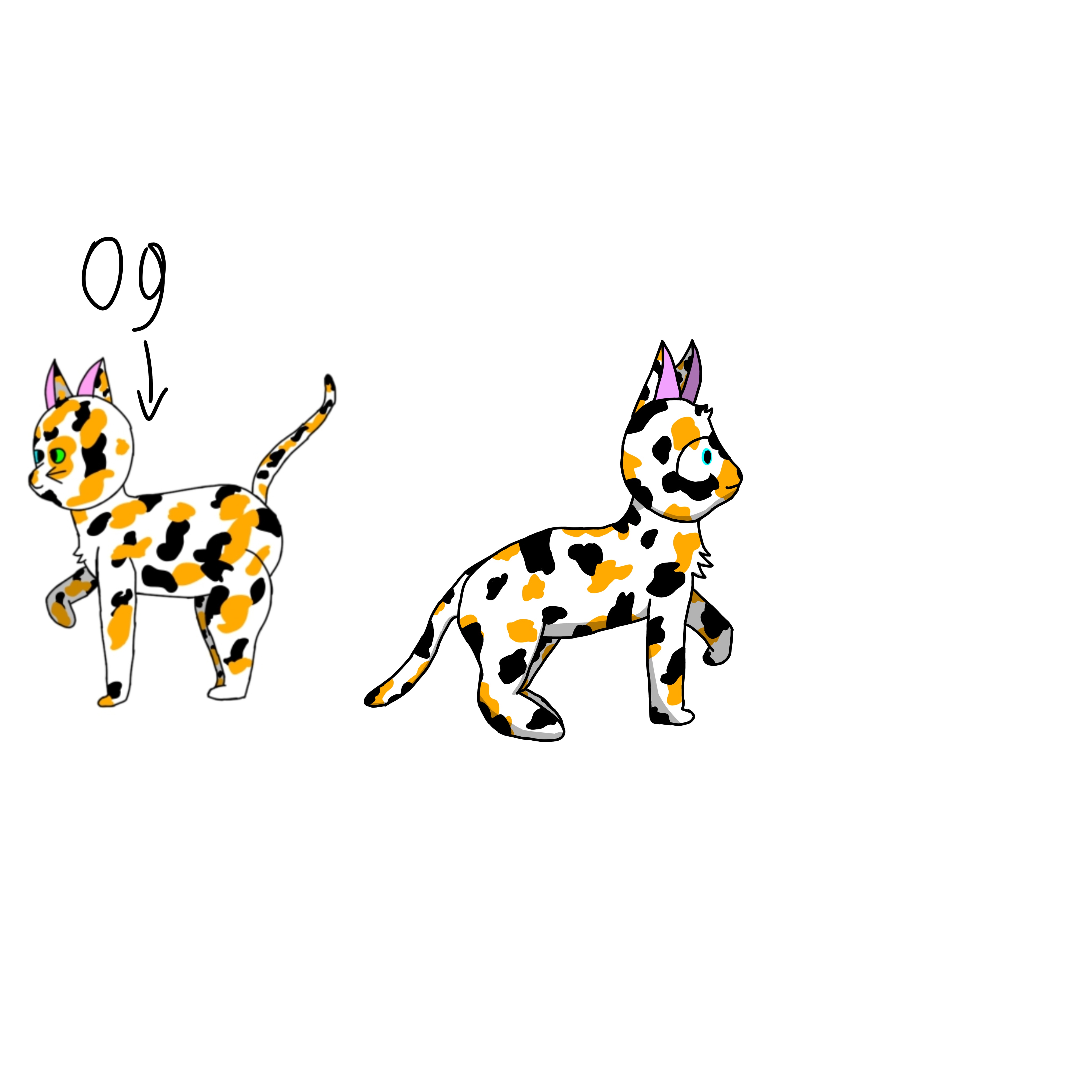 Calico redraw - ibisPaint