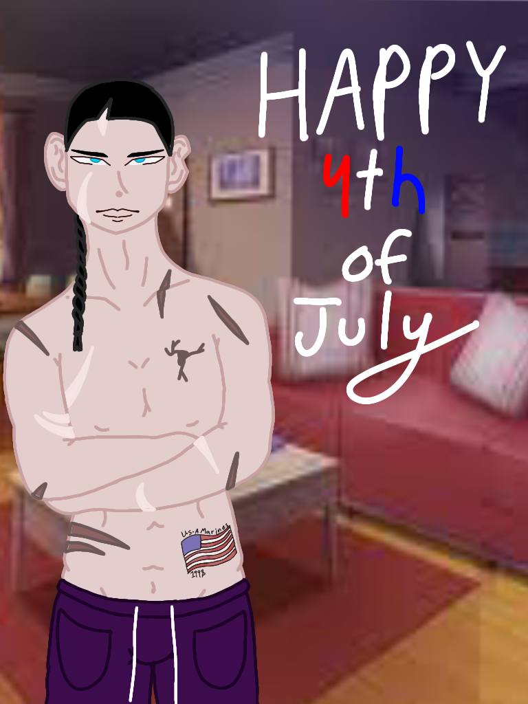 (Happy 4th of July) Retired Marine - ibisPaint