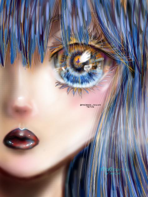 Ocean eyes - ibisPaint