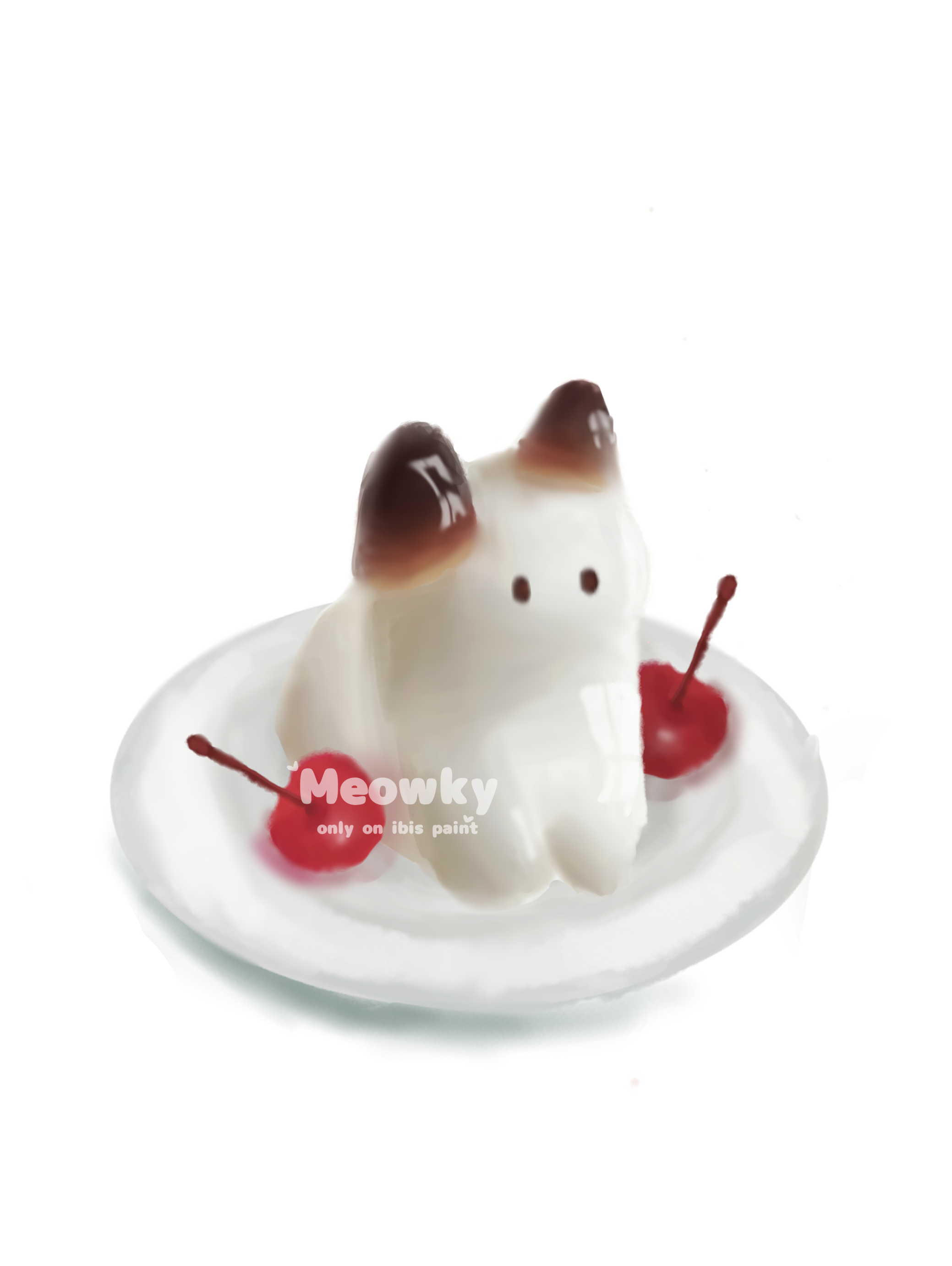 Cat pudding - ibisPaint