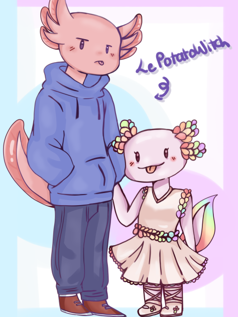 Axolotl ocs lol - ibisPaint