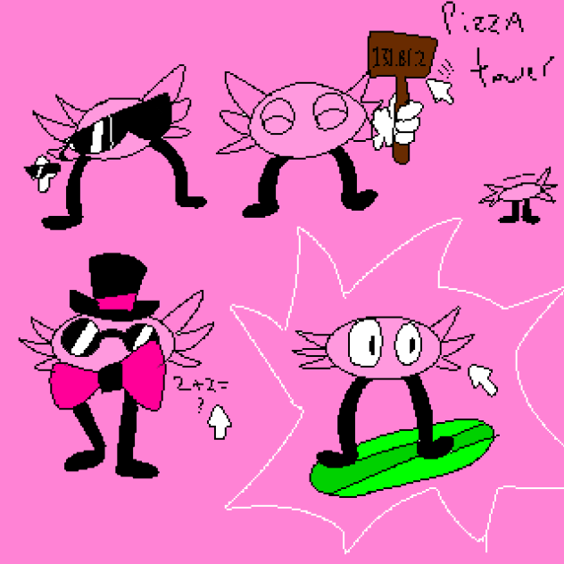 Kinito pet poses(pizza tower) - ibisPaint