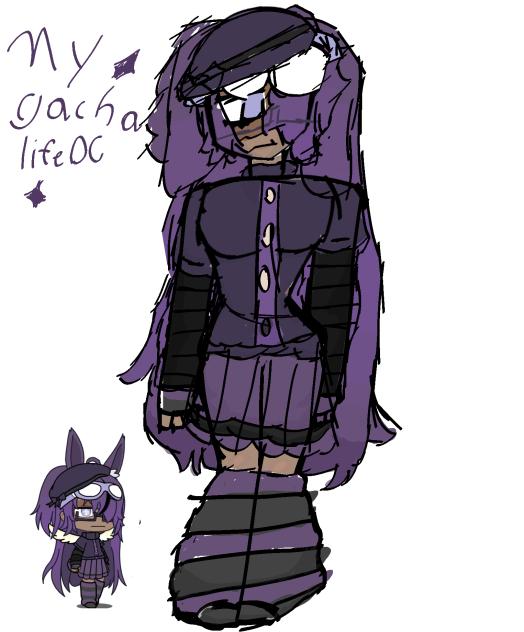 drawing my gacha life oc - ibisPaint