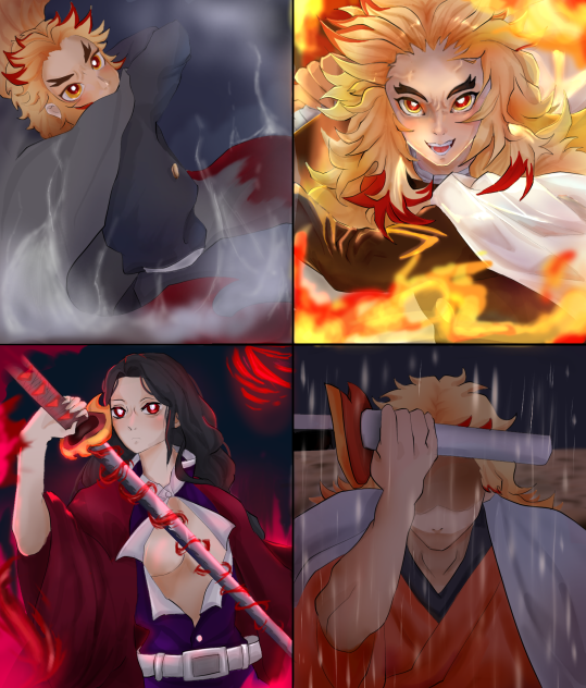 Rengoku Family - ibisPaint