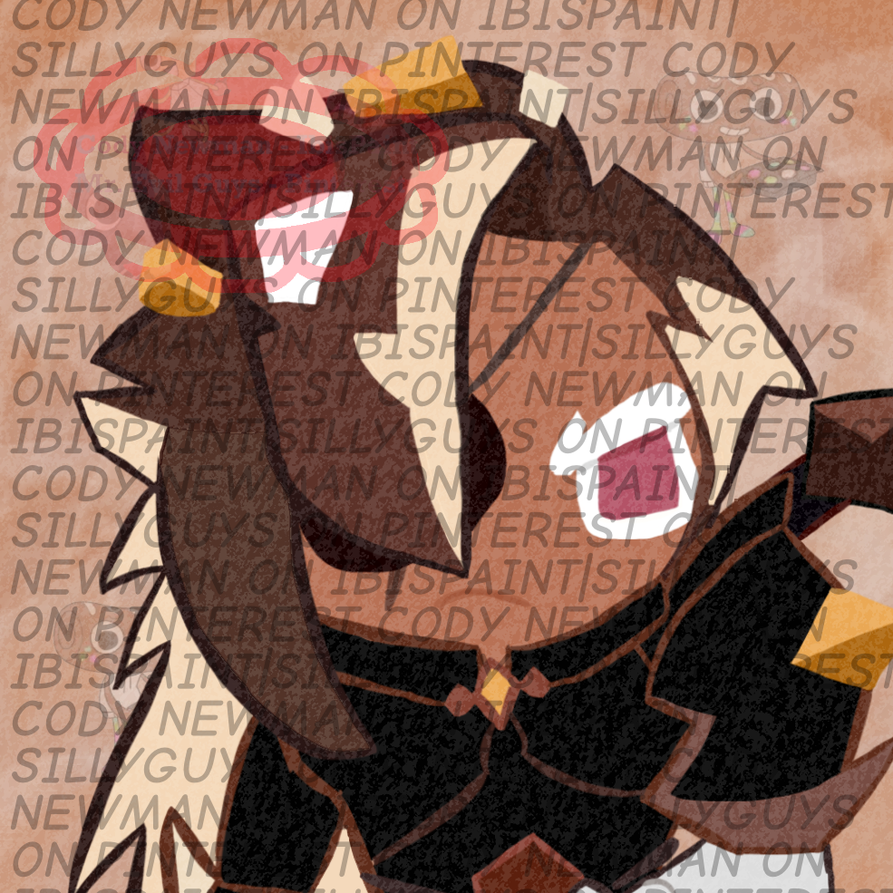 Chocolate bark cookie - ibisPaint