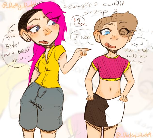 Freddy X Isabella swap - ibisPaint