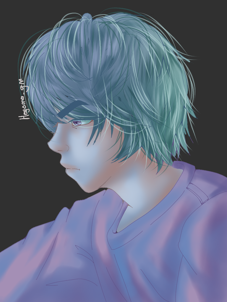 practicando perfil part 2 (IBISPAINTX) - ibisPaint