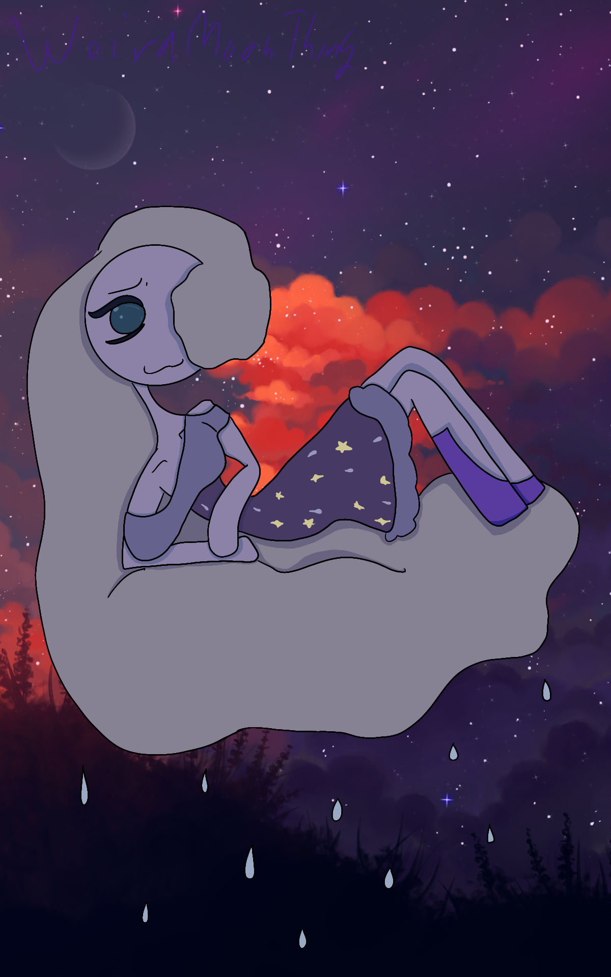 Midnight Storm Cookie - ibisPaint