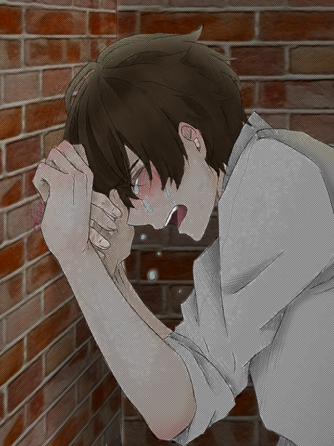 crying boy - ibisPaint