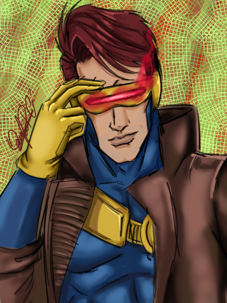 Cyclops- Scott Summers - ibisPaint