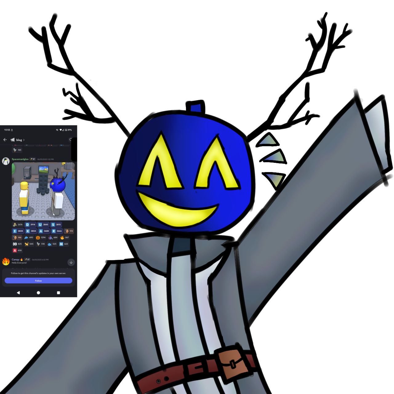 dusekkar!! (block tales he's in demo 5) - ibisPaint