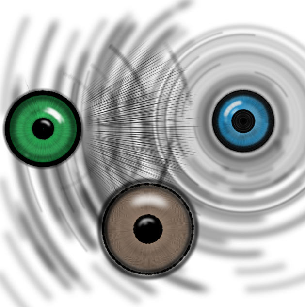 blue, green, and brown - ibisPaint