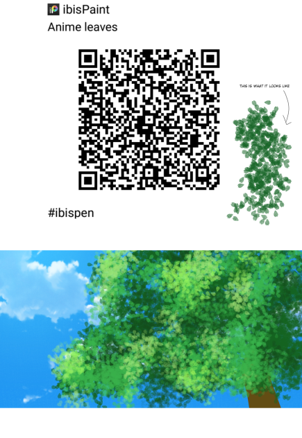 Anime leaves brush - ibisPaint