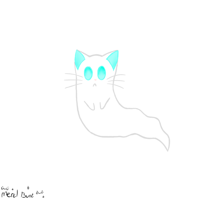 Ghost kitty - ibisPaint