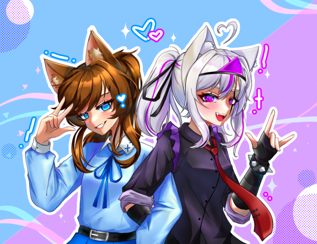 Me and my bestie ofc ^^ - ibisPaint