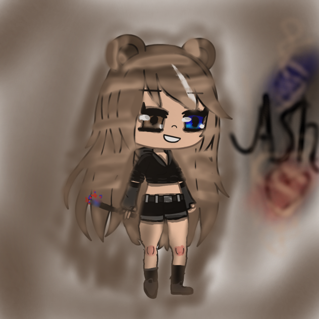 drawing my oc ash(me!) - ibisPaint