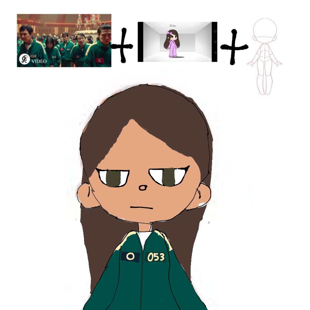 my oc in squid game - ibisPaint