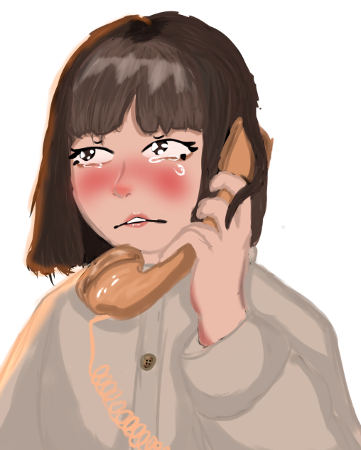 Phone girl - ibisPaint