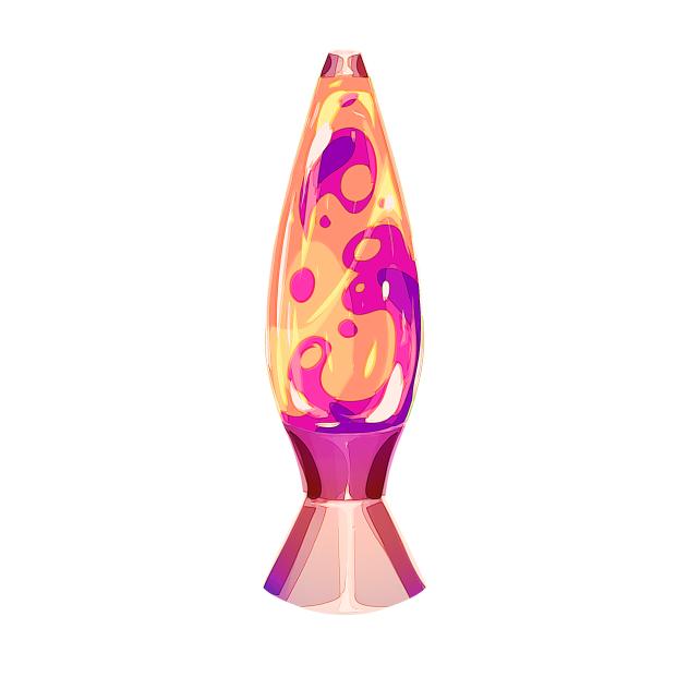 Orange and Pink Lava Lamp - ibisPaint