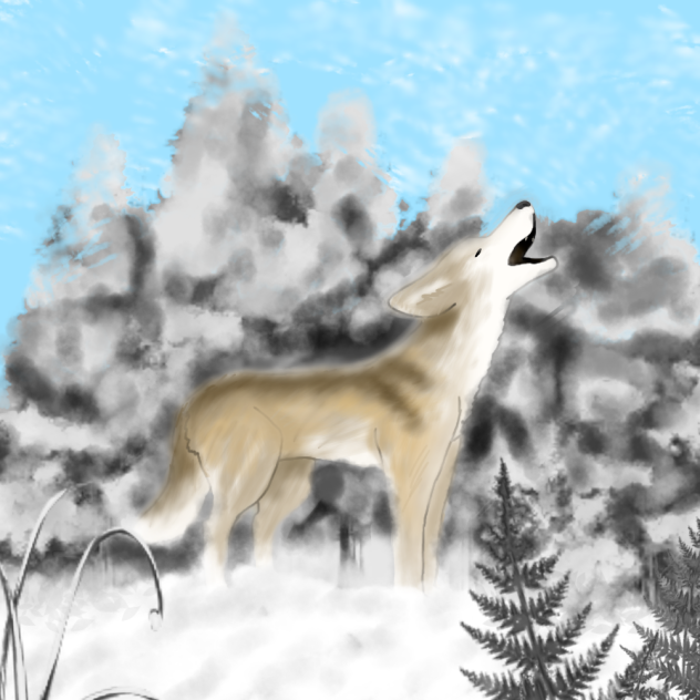 Howling Wolf - ibisPaint