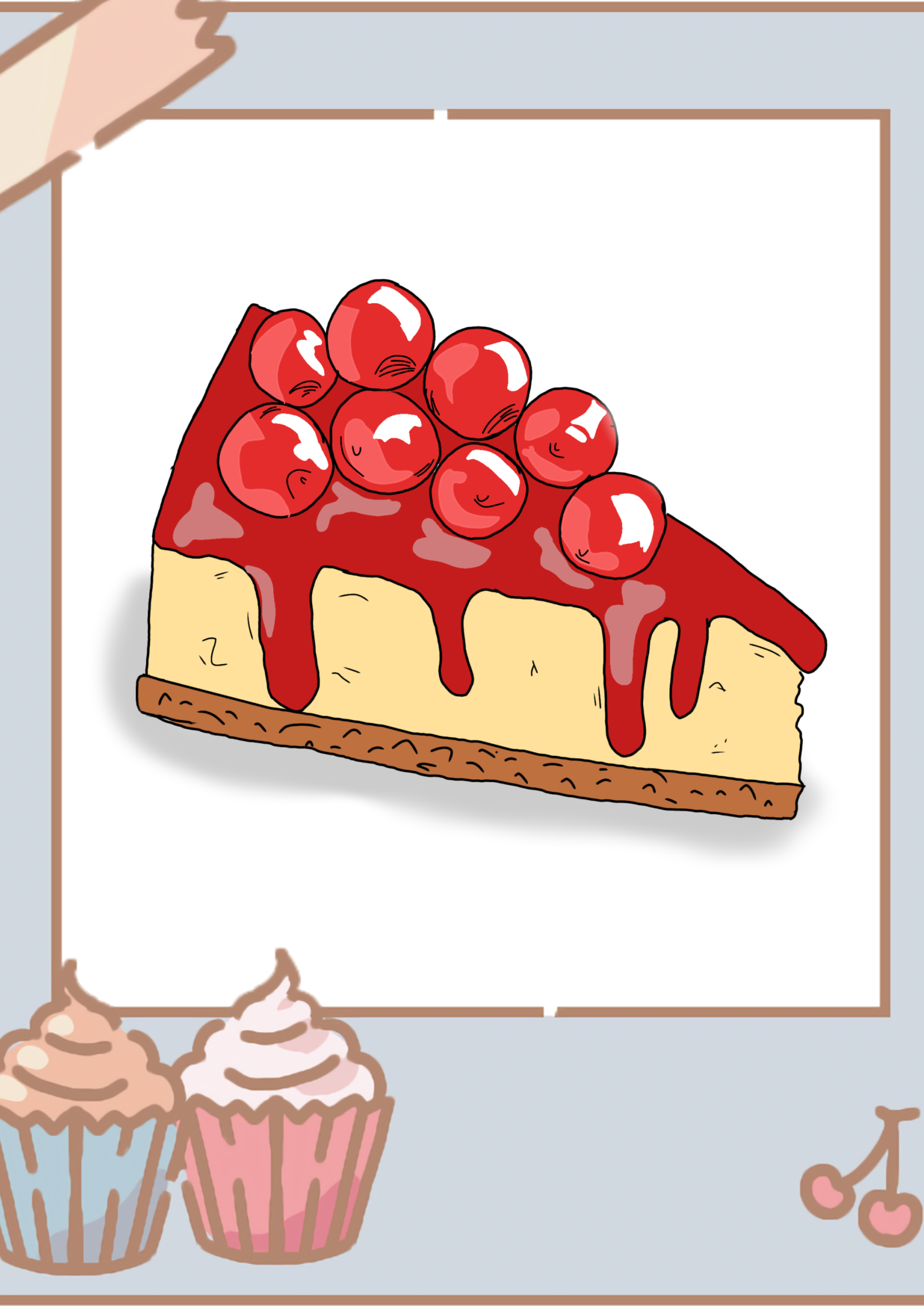Cherry cake - ibisPaint