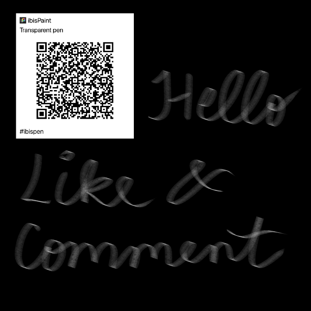 Transparent pen - ibisPaint