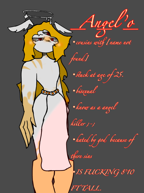 Angel’o reference sheet. - ibisPaint