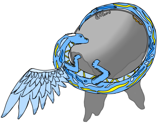 Cloud Dragon and Smoke Mirror - ibisPaint