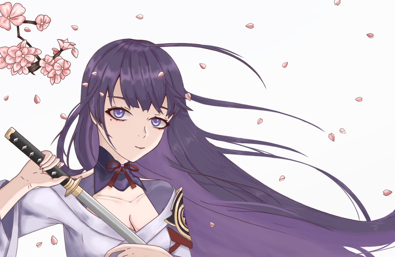 Raiden shogun, Ei, Baal - ibisPaint