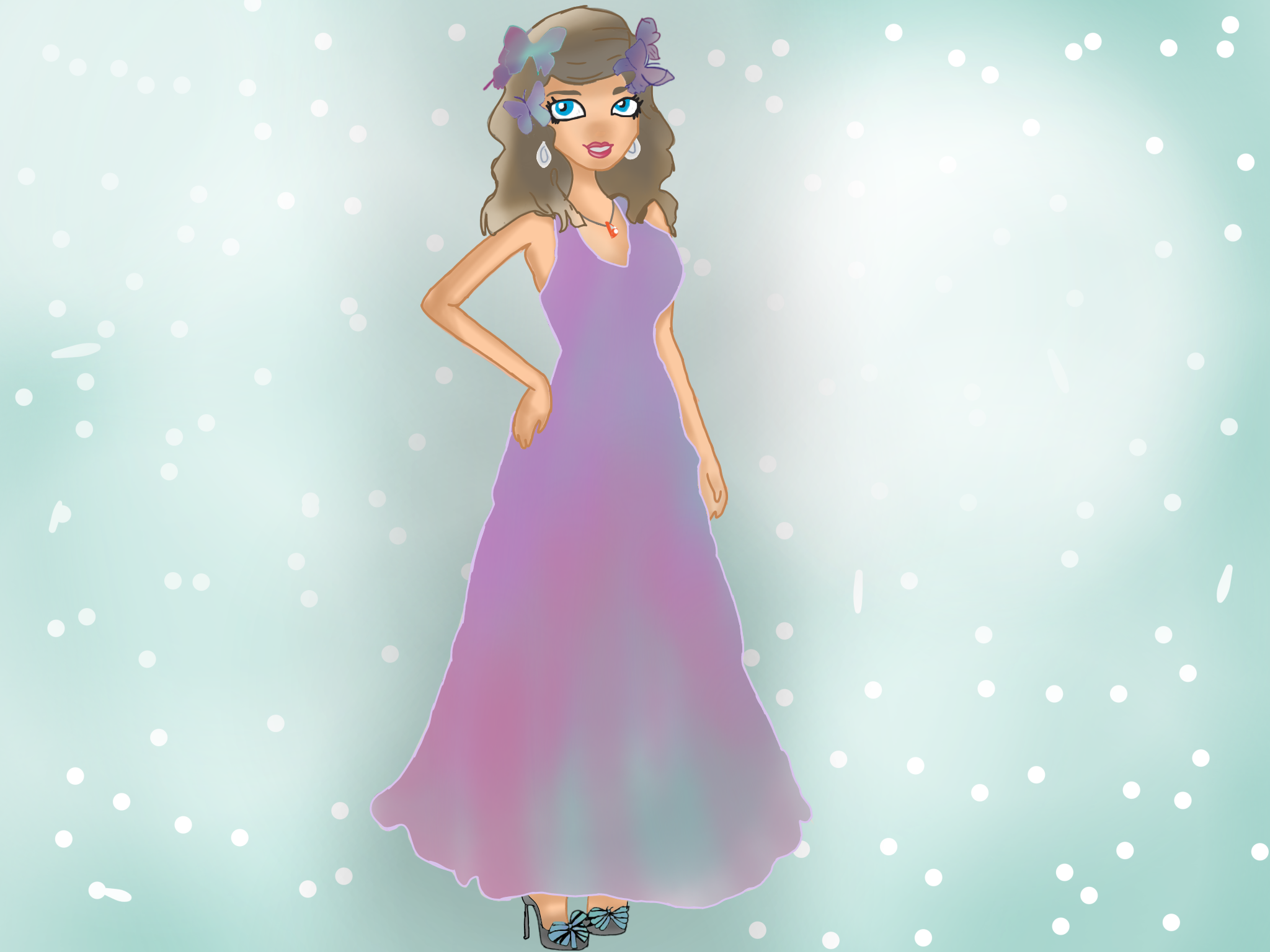 recreated drawing of my character - ibisPaint